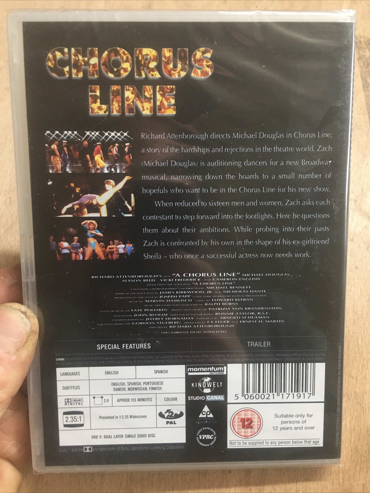 A Chorus Line (DVD, 2016) for sale online | eBay