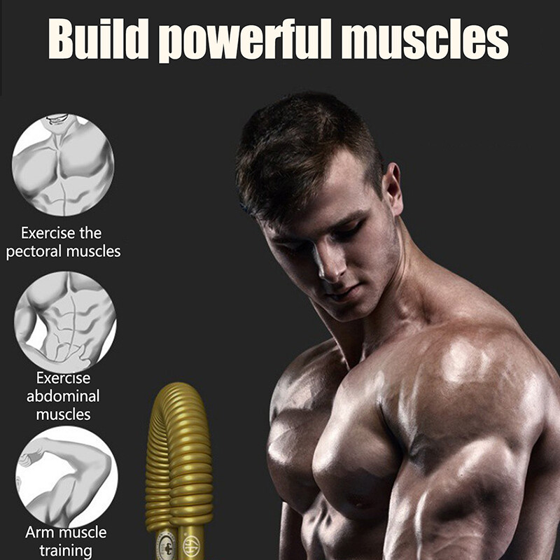 Spring Arm Strength Bar, Arm Strength Trainer, Chest Muscle Biceps ...