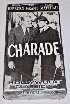 Charade VHS Hollywood Classics Collector’s Edition Cary Grant Audrey ...