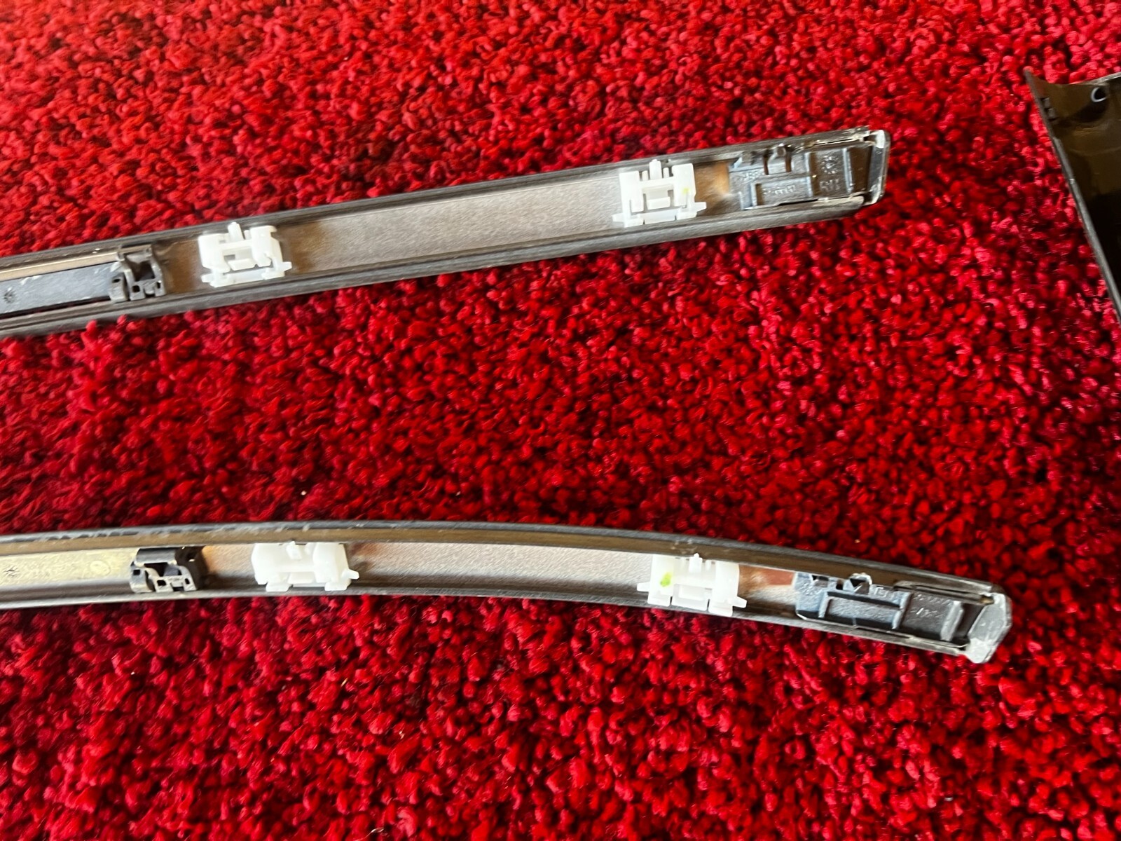BMW 2014-2020 F32 LEFT & RIGHT SIDE ROOF RAIL MOLDING TRIM SET GRAY B39 ...