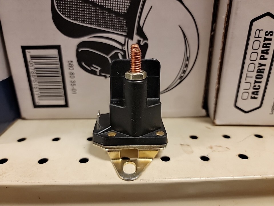Genuine OEM Husqvarna 539101714 12V Starter Solenoid Fits Poulan Dixon ...