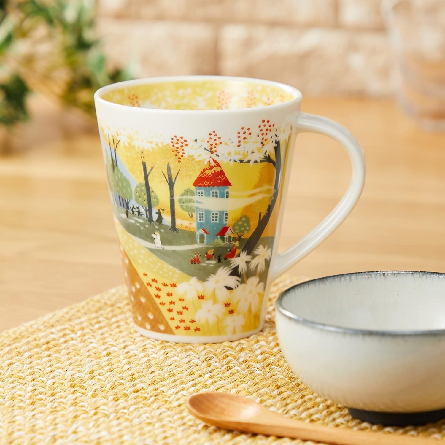 MOOMIN Big Mug Cup 500ml luonto Moomin House Watercolor Touch MADE IN ...