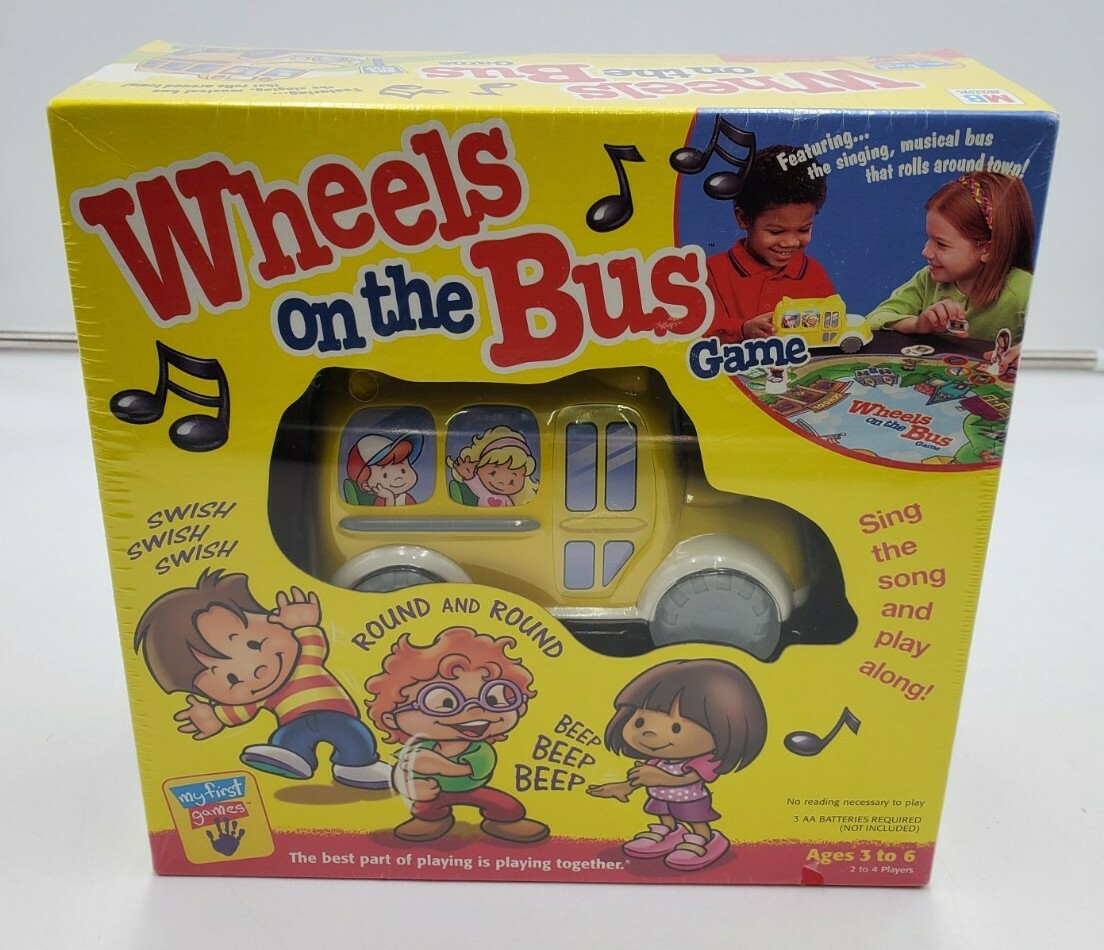 MB Wheels on The Bus Board Game, Ages 3-6, 2-4 Players | eBay