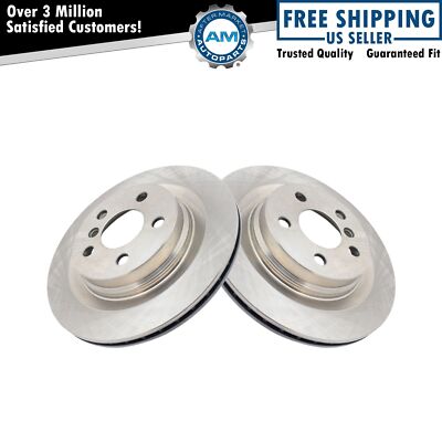 Rear Replacement Brake Rotor Pair for BMW X1 Mini Cooper Clubman ...
