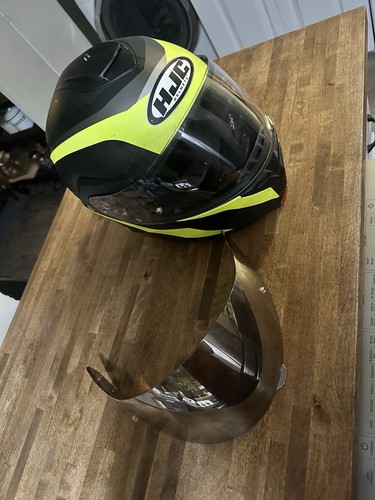 HJC C91 modular motorcycle helmet with extra visor and Bluetooth. | eBay