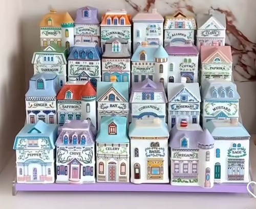 BNIB 2024 Lenox Spice Village 24 Piece Jar Jars Collection Complete ...