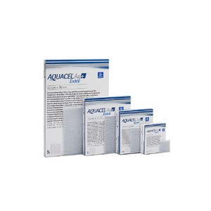Aquacel AG+ Extra Silver Hydrofiber Wound Dressings 15cm x 15cm 6"x6 ...