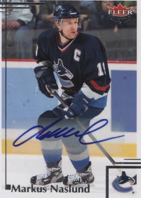 2012-13 Fleer Retro - Markus Naslund #9 Autographs (AU) for sale online ...