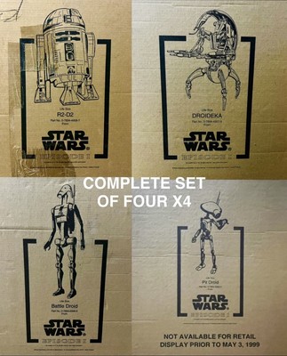 1999 Battle Pit Droid R2-D2 Droideka LIFE SIZE Promo STAR WARS STORE ...