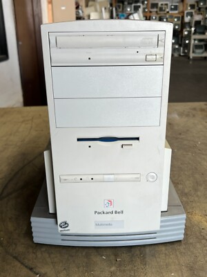 VINTAGE PACKARD BELL MULTIMEDIA 5X5-3 DESKTOP COMPUTER 90MHZ, 32MB RAM ...