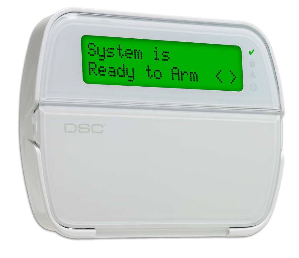 DSC PK5500 PowerSeries 64-Zone LCD Full-Message PK5500L1 Icon Keypad v1 ...