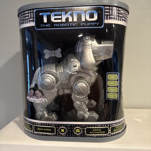 Vintage Tekno Robotic Dog Electronic Pet Voice Activated- NIB ...