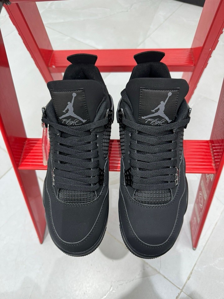 Air Jordan 4 "" CU1110-010" "Black Cat" men's mid-top sneakers free ...