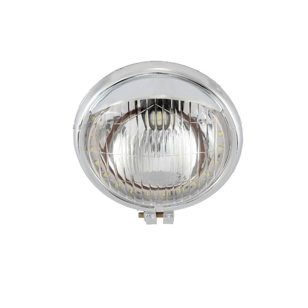 5" Chrome LED Headlight For Honda Shadow VT VT1100 VT750 VT600 VF750 ...