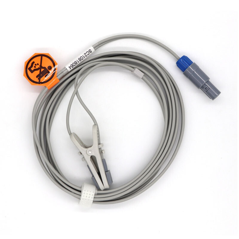 Adult/veterinary Ear Clip SpO2 Probe Sensor Compatible WithContec pulse ...