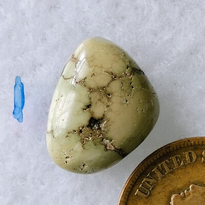 7ct,Damele Turquoise Variscite Cabochon, Beautiful Tan Green Natural ...