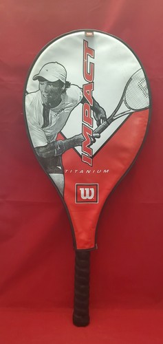 Wilson Impact Titanium Tennis Racket Racquet Red L4 - 4.5 | eBay
