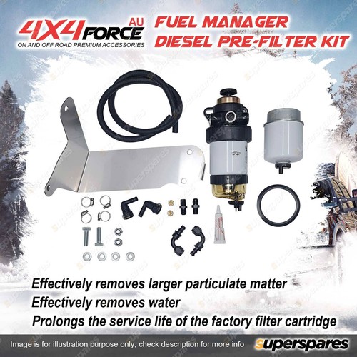 Fuel Manager Diesel Pre-Filter Kit for Ford Ranger XL PX 2.2L P4AT P5AT ...