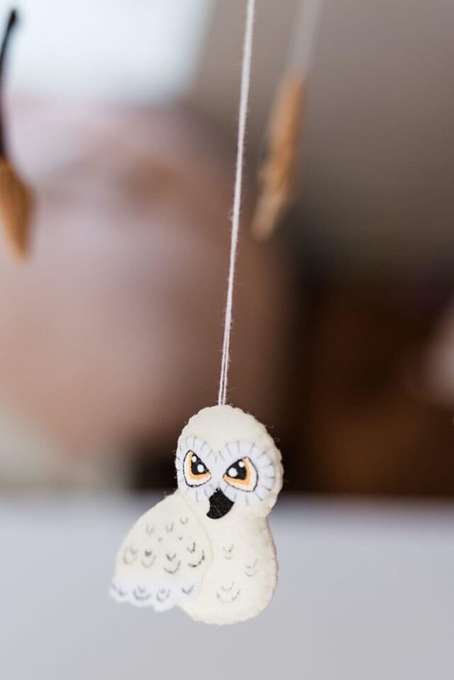 Owl Harry Potter Felt Toy for Baby Mobile Nursery Crib Decor Baby ...