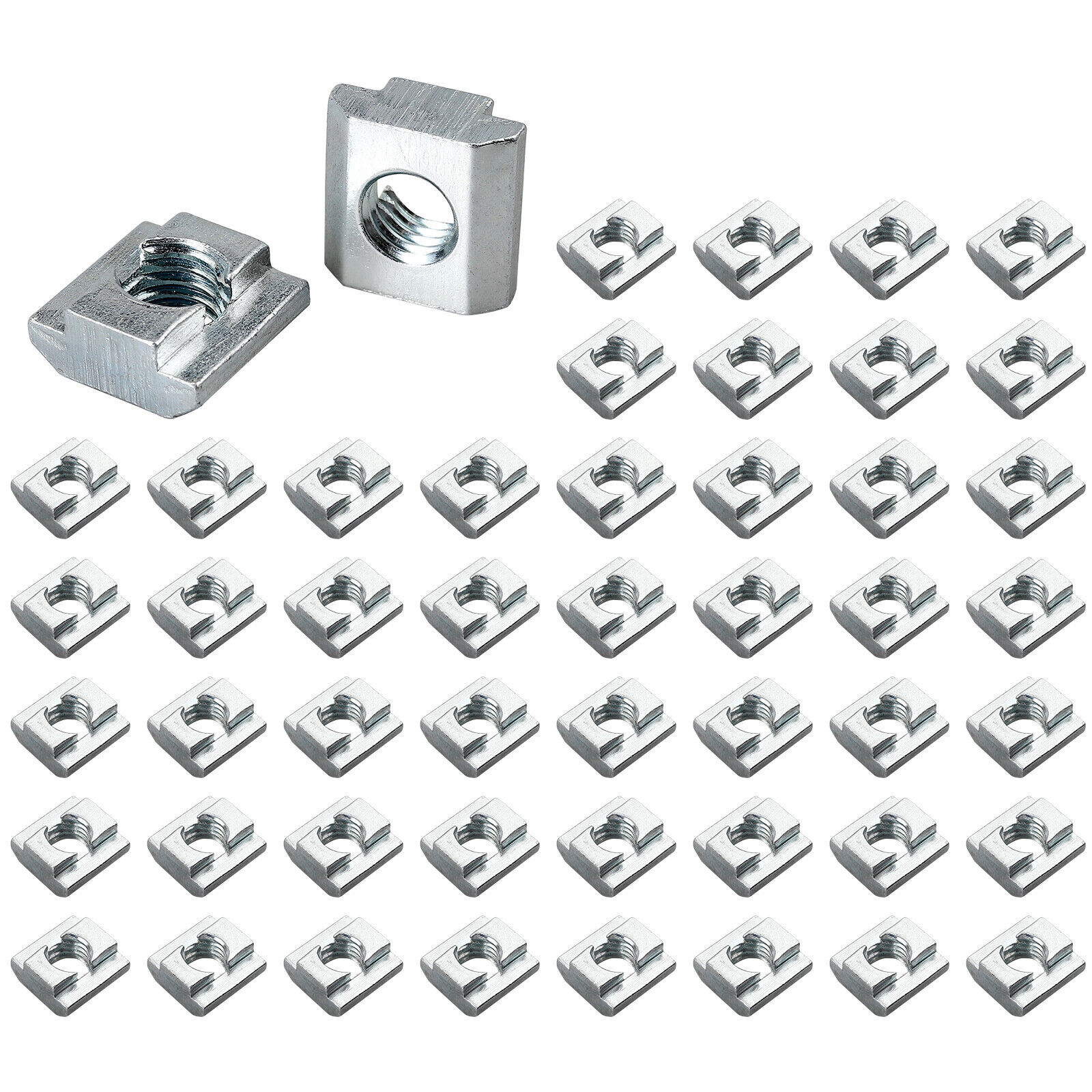 50/100 NUTENSTEINE GLEITMUTTER NUT6/8 M4/5/6/8 Für 20er/30er/40er ...