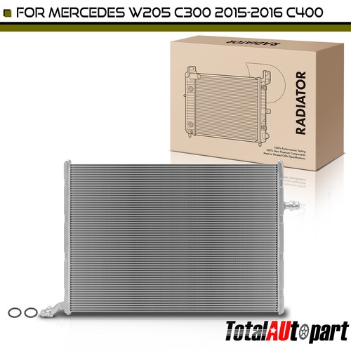 Radiator without Oil Cooler for Mercedes-Benz W205 C300 2015-2016 C400 ...