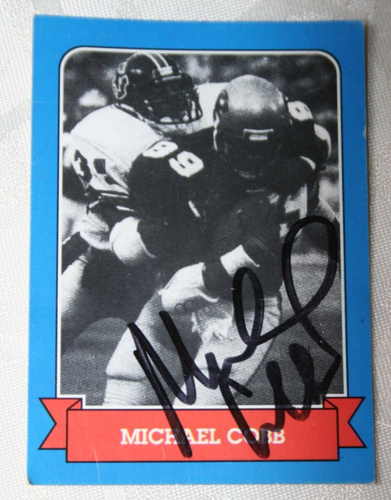 Sports World Michael Cobb Trading Card Football Signed Autographed | eBay
