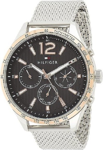 TOMMY HILFIGER GAVIN HERREN UHR 1791466 GRAUES ZIFFERBLATT - GARANTIE ...