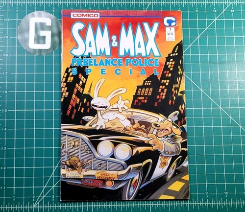 Sam & Max: Freelance Police #1 (1992) HTF Epic Comics Steve Purcell FN ...
