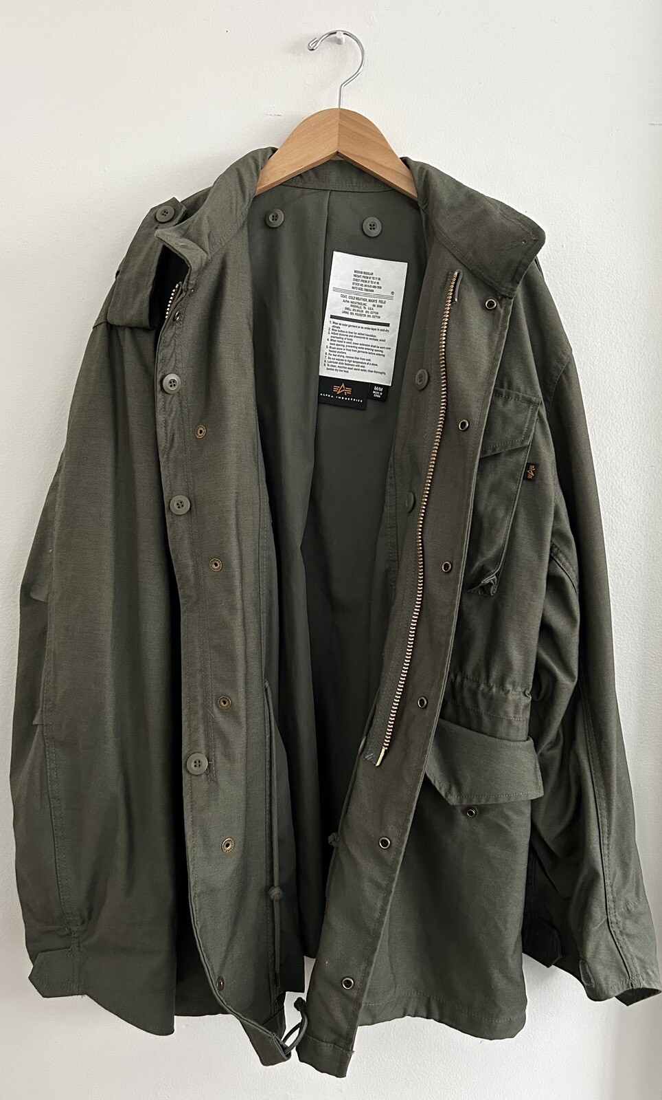 Alpha Industries M-65 Field Jacket Heritage Men’s (M) - Gem