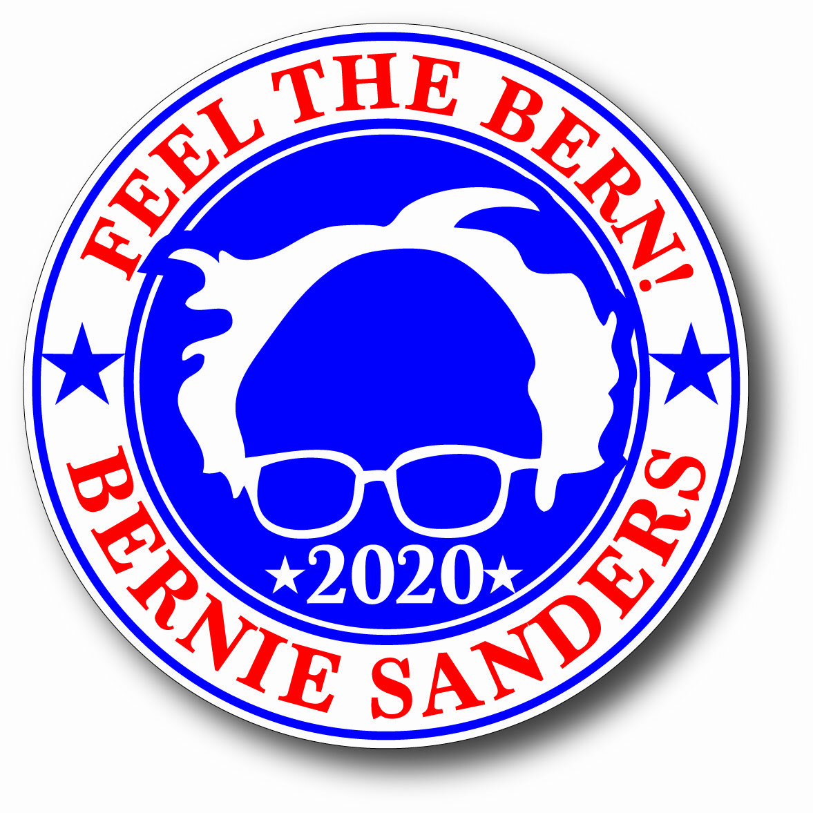 FEEL THE BERN BURN BERNIE SANDERS PRESIDENT CAMPAIGN BUMPER STICKER ...