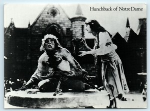 POSTCARD HUNCHBACK OF NOTRE DAME 1923 LON CHANEY BW PATSY RUTH MILLER ...
