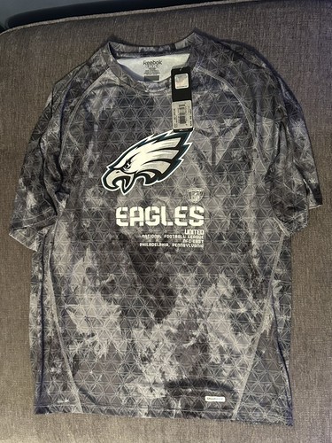 Reebok NFL Philadelphia Eagles Shirt Speedwick Gray Camo Men’s Medium ...