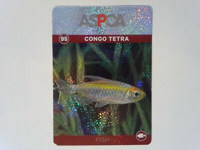 Foil Congo Tetra Fish #95 2016 ASPCA Pets & Creatures Trading Cards LB1 ...
