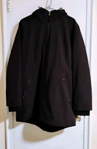 Calvin Klein Women's Size PXXL warm Hooded black Jacket Sherpa lined ...