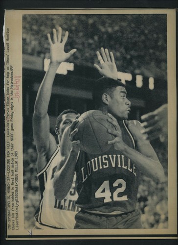 Pervis Ellison LOT of 4 Press Photos University of Louisville ...
