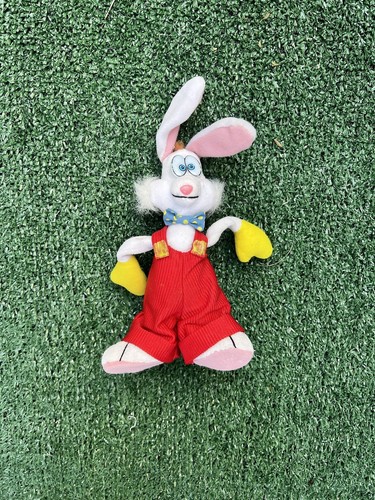 Vintage Roger Rabbit Plush 8" Tall Applause 1987 Who Framed Roger ...