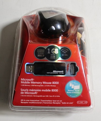 new sealed Microsoft Mobile Memory Mouse 8000 vintage 2007 882224463713 882224463713| eBay