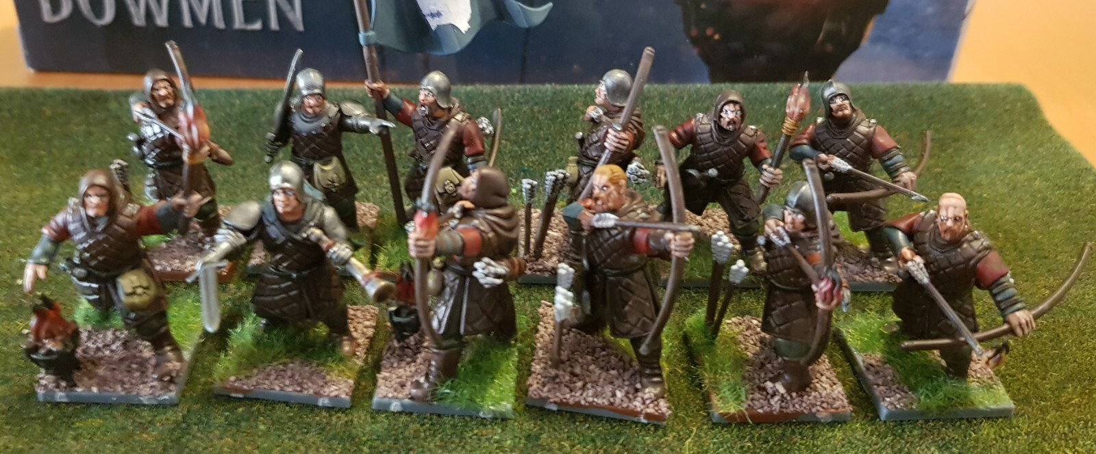 FIREFORGE FORGOTTEN WORLD NORTHMEN BOWMEN 12 figures 28mm painted NEW ...