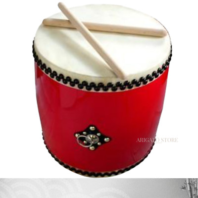 Taiko Wadaiko Japanese Drum 18cm diameter drum / Buffalo skin Made from ...