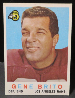 #4652 1959 TOPPS FOOTBALL GENE BRITO #2 | eBay