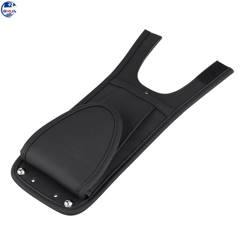 Motorcycle Black Tank Bib With Pouch for Harley Softail Fat Boy FXST ...