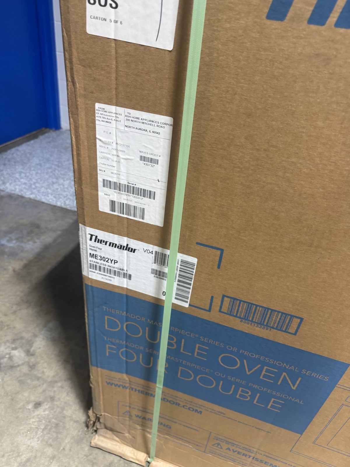 Thermador 30 Inch 9.2 cu. ft. SS Grey Double Smart Electric Wall Oven ...