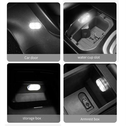 LED Magnetic Dome Lights Reading Lamps for Car Interior Ceiling Trunk ...