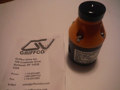 New Griffco M-Series ,ProMinent Back Pressure Valve, 10-150 psi, Set 50 ...