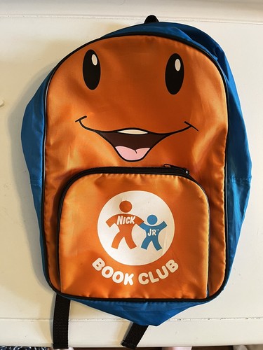 Vintage ‘90s Nickelodeon Nick Jr Face Book Club Backpack Light Weight ...