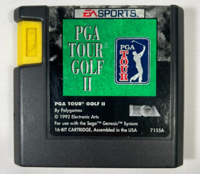 PGA Golf Tour 2 Sega Genesis EA Sports [1992] Game Cartrtidge Only ...