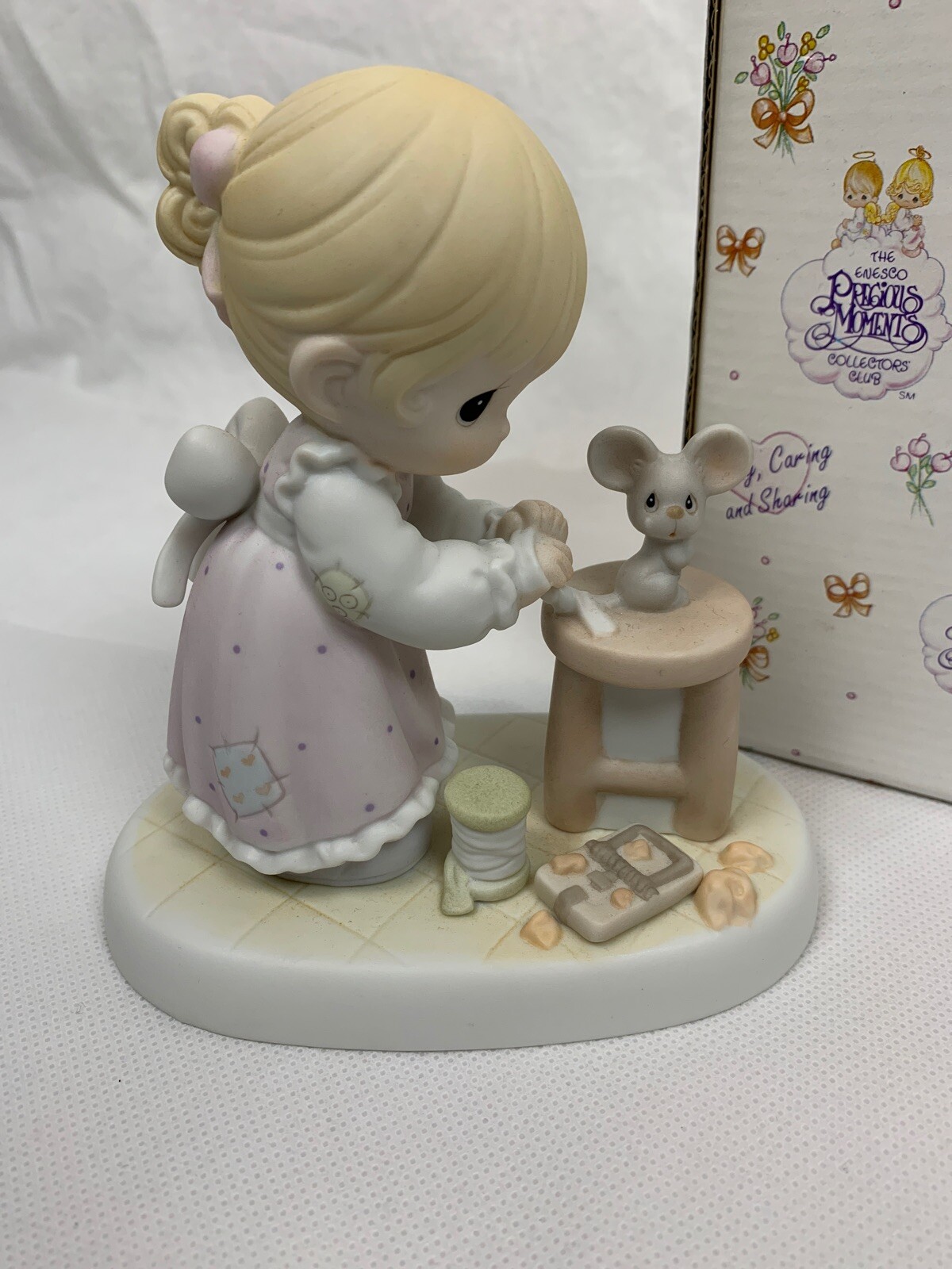 Precious Moments PM972 BLESSED ARE THE MERCIFUL 1997 Members Only Heart ...