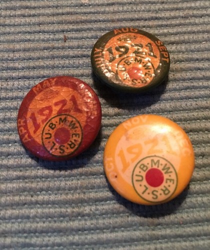 RAILROAD BROTHERHOOD OF MAINTENANCE OF WAY EMPLOYEE UNION BUTTONS BMWE ...