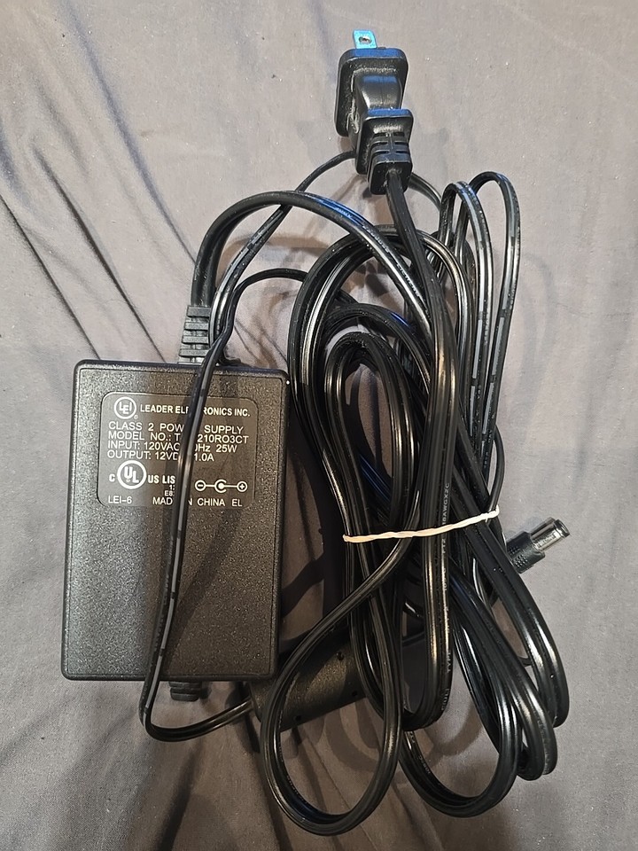 Leader Electronics Inc Power Supply Adapter Output 12VDC 60Hz 25W ...