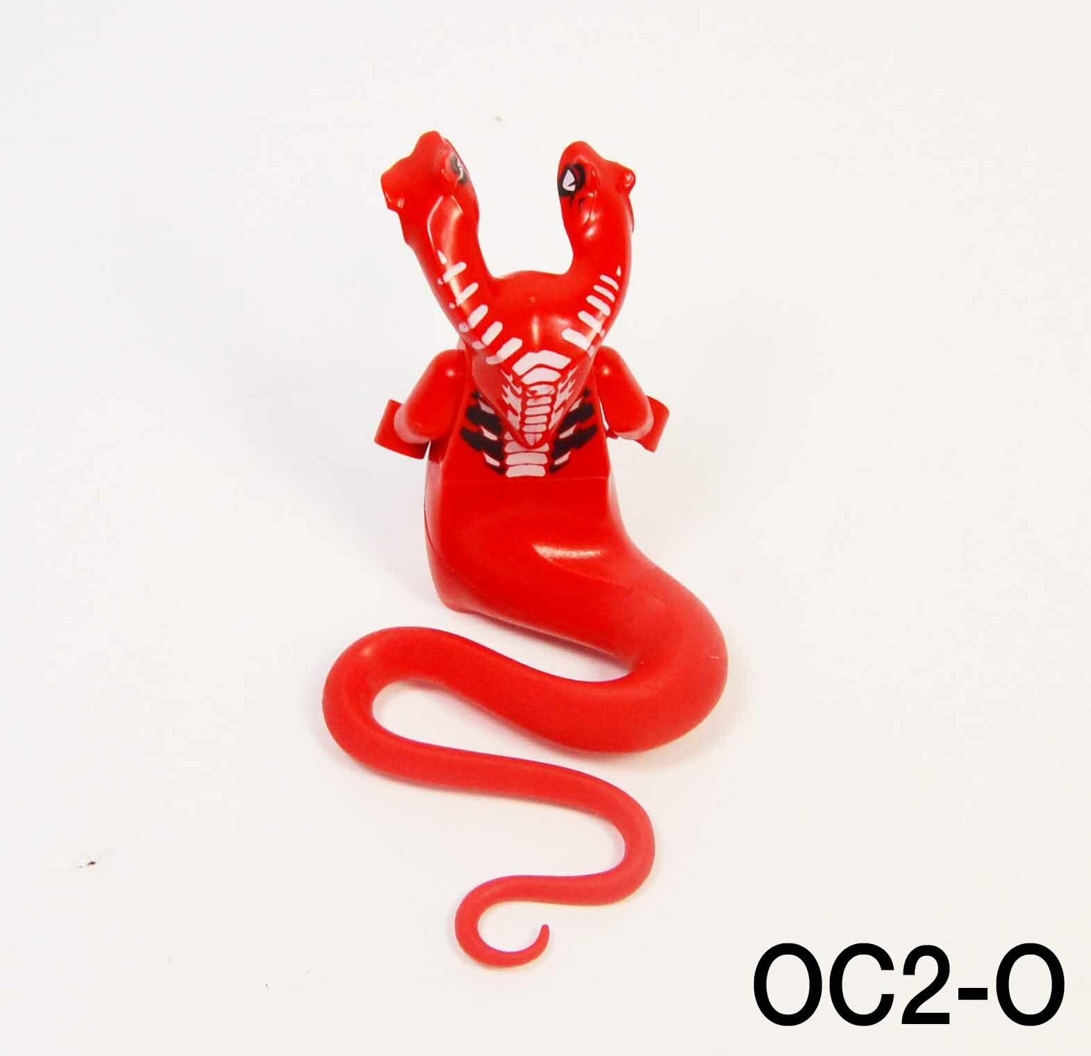 Lego Ninjago Fangtom Minifigure w/ Staff, 2 Headed Snake njo049 9445 ...